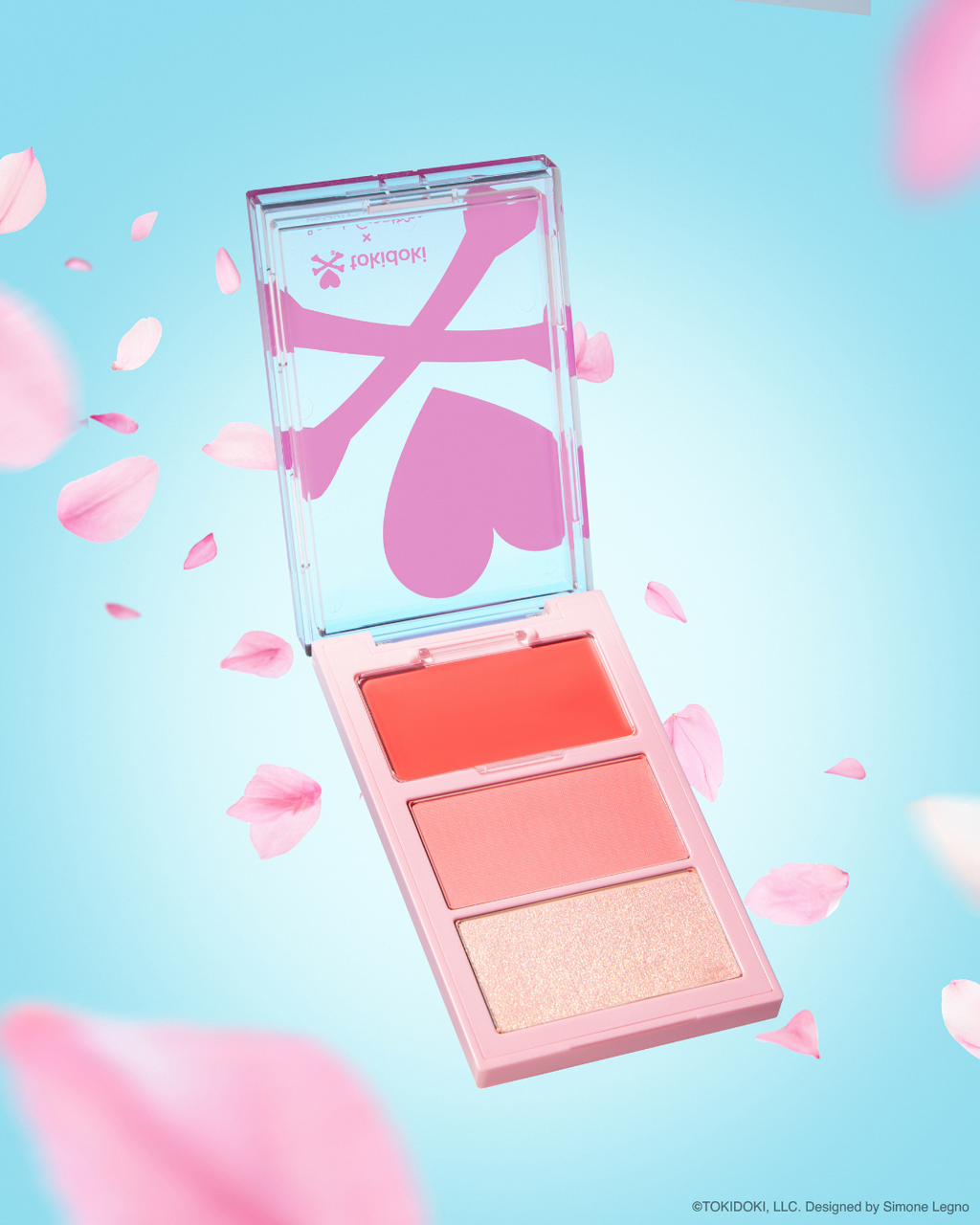 Beauty Creations x tokidoki Peach Blossom Blush Trio