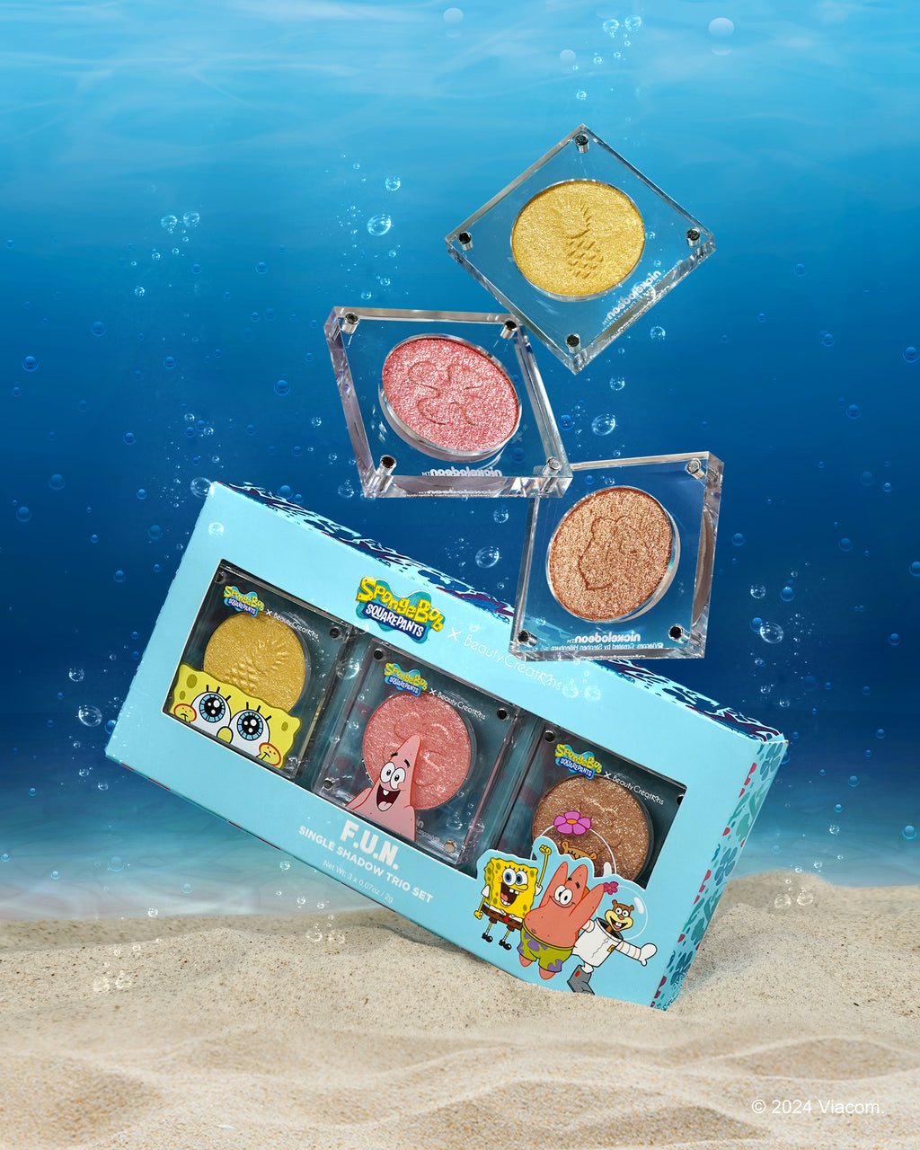 SpongeBob "F.U.N" Single Eyeshadow Set – Beauty Creations
