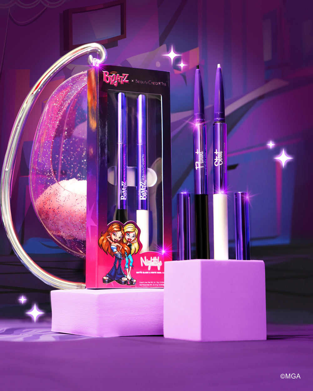 Bratz "Nightlife" Black & White Liner Set – Beauty Creations
