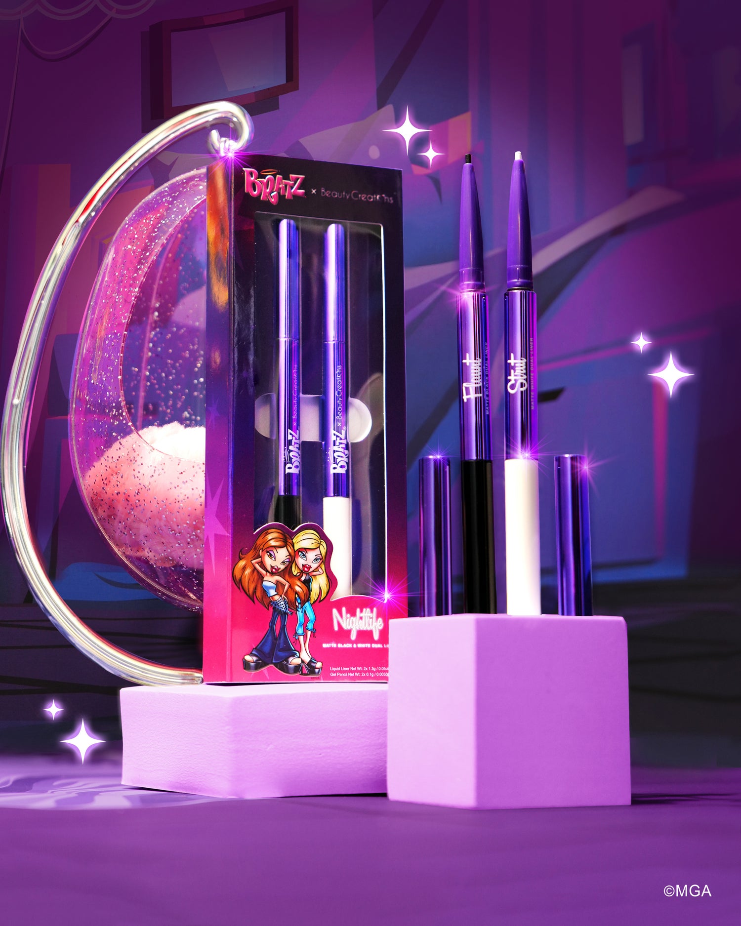 Bratz "Nightlife" Black & White Liner Set – Beauty Creations