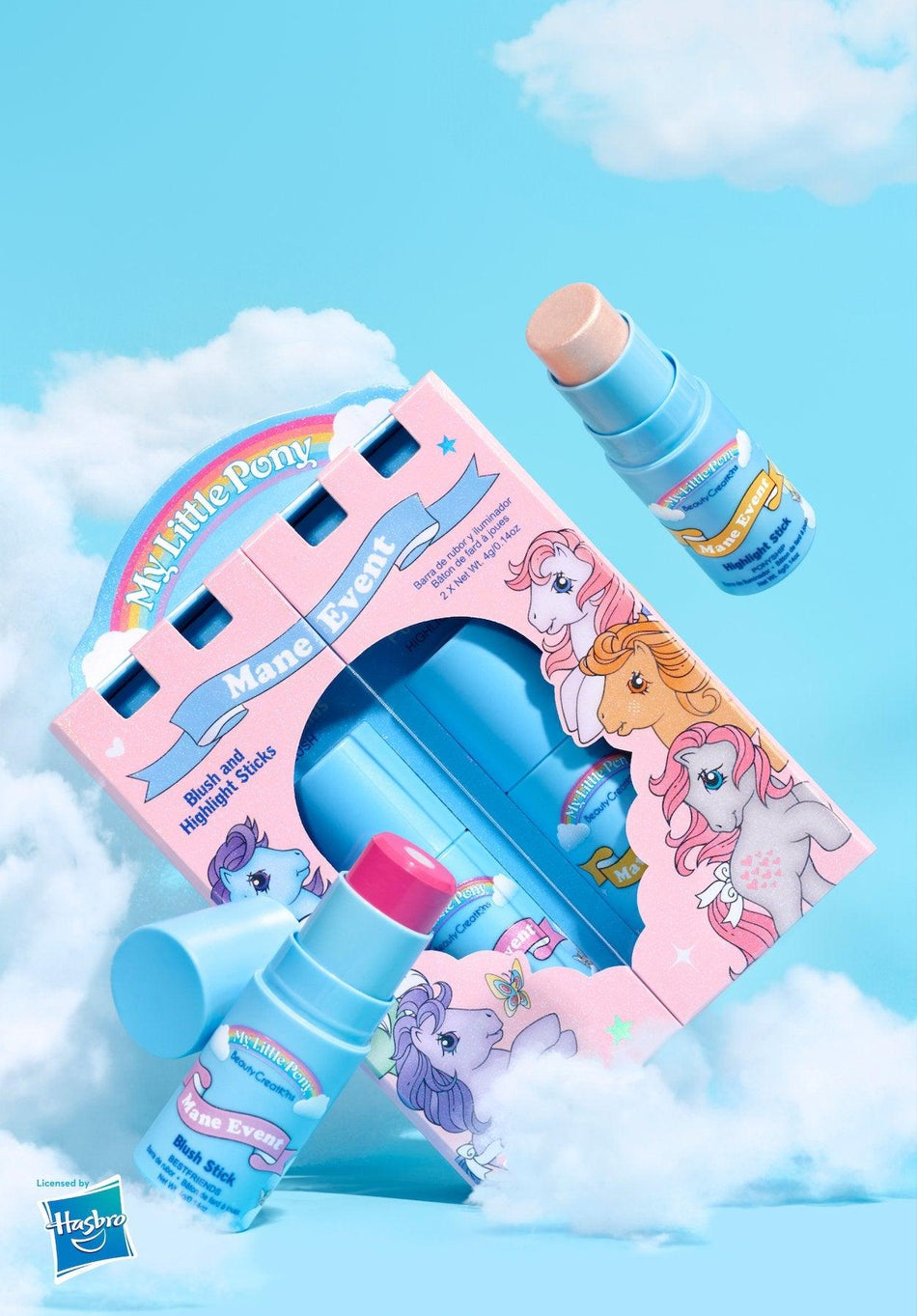 Beauty Creations x My Little Pony "Mane event blush and highlight stick ...