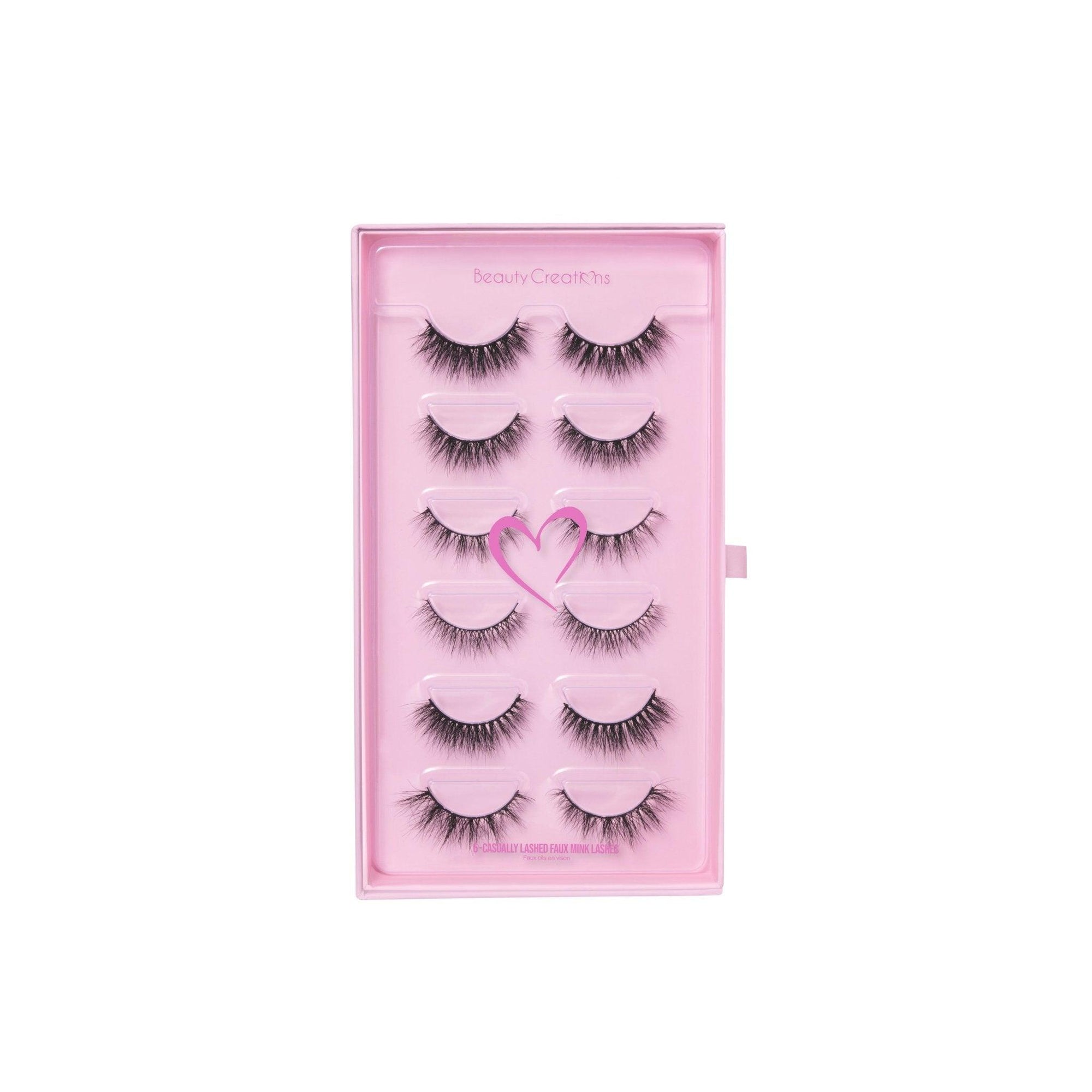 Casually Lashed Faux Mink Lash Set - BEAUTY CREATIONS – Beauty Creations