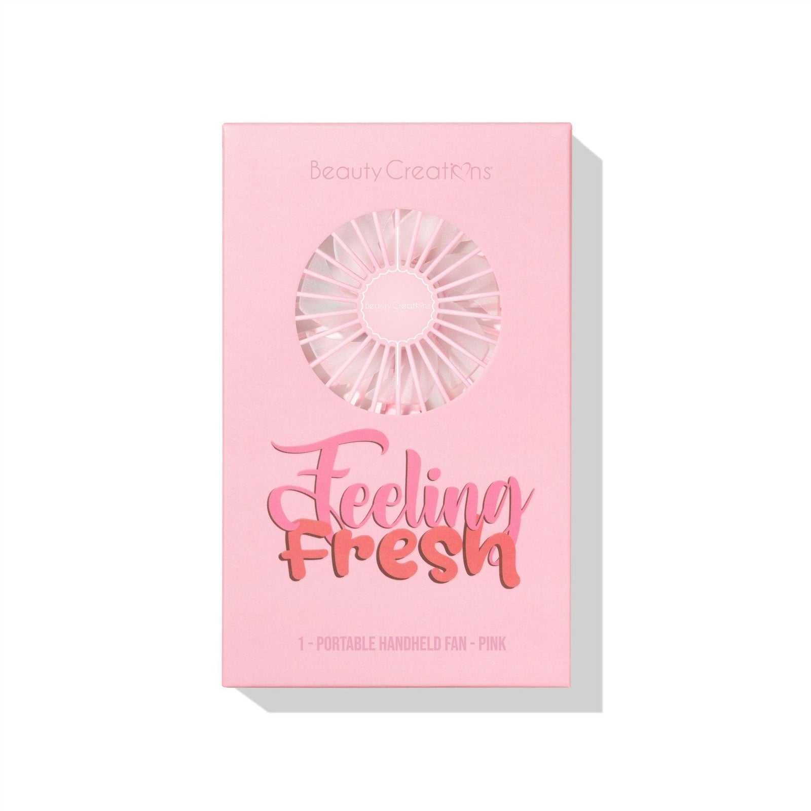 Feeling Fresh Handheld Fan - Pink - BEAUTY CREATIONS – Beauty Creations
