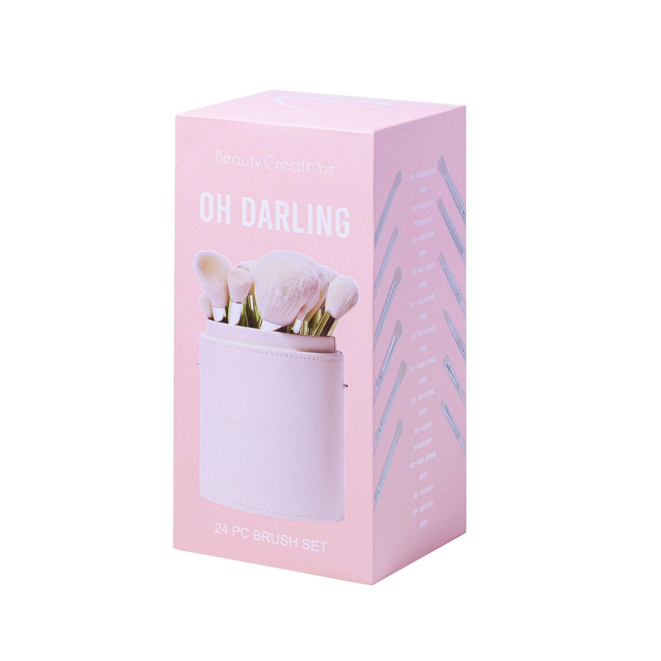 Oh Darling 24 PC Brush Set - BEAUTY CREATIONS – Beauty Creations