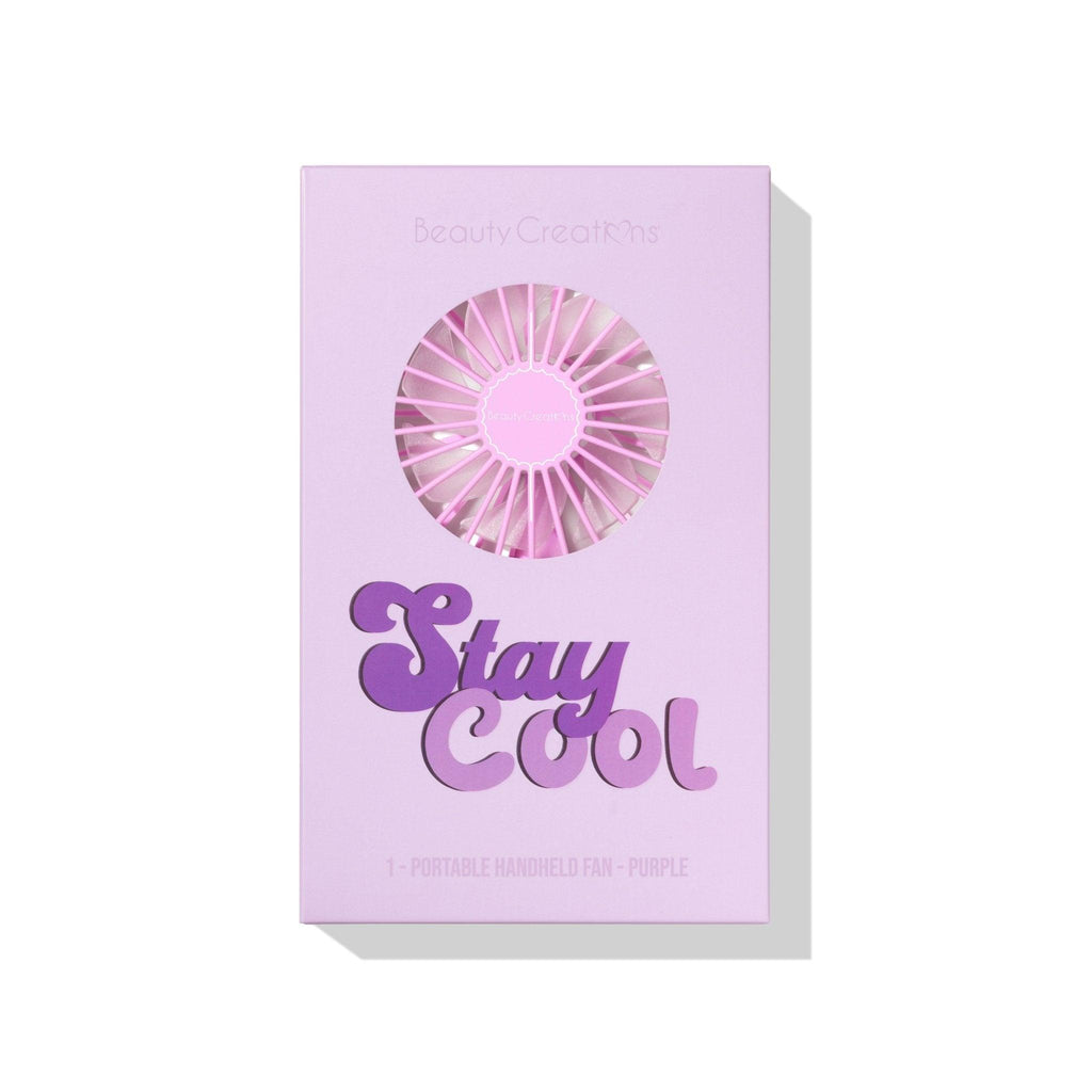 Stay Cool Handheld Fan - Purple - BEAUTY CREATIONS | Beauty Creations