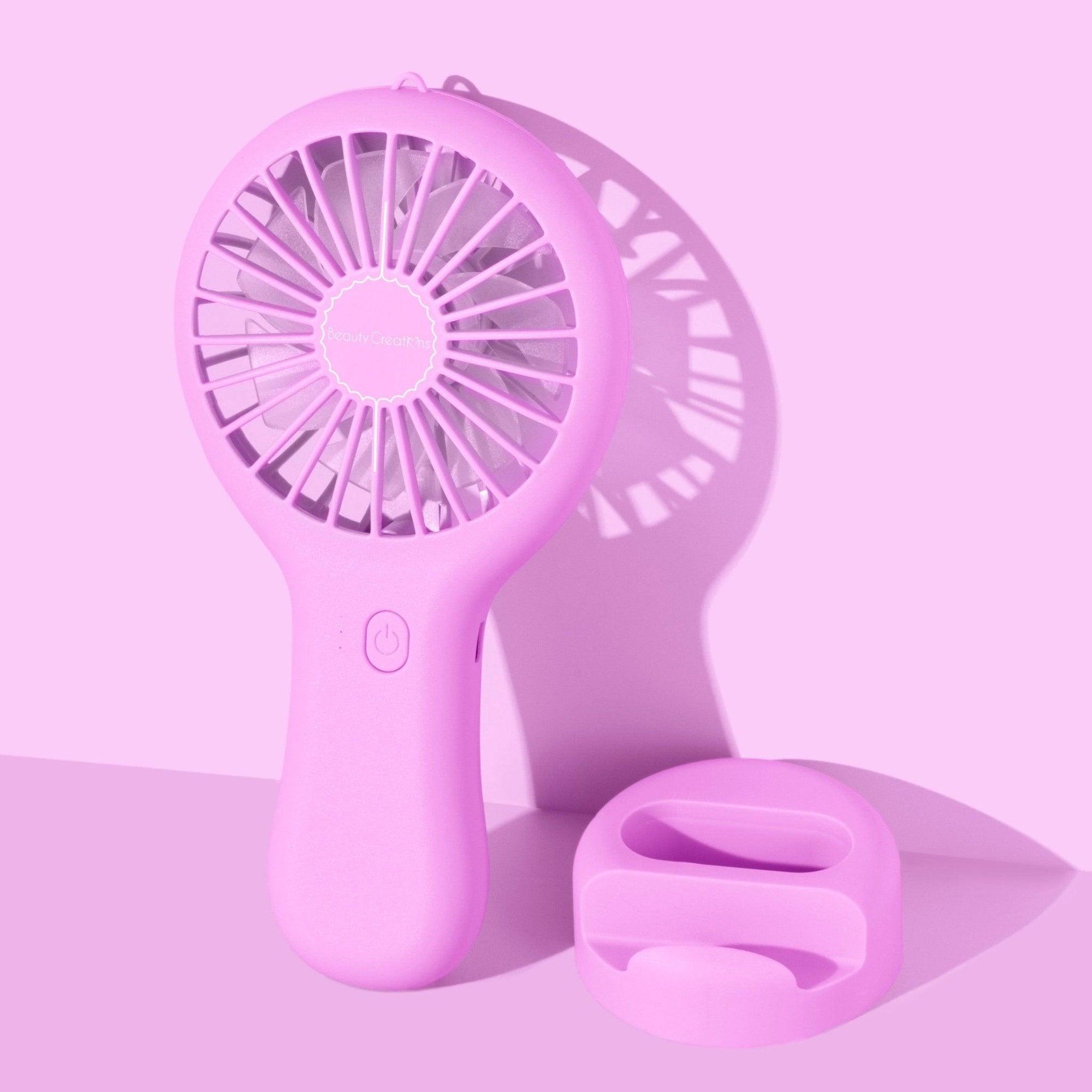 Stay Cool Handheld Fan - Purple - BEAUTY CREATIONS – Beauty Creations
