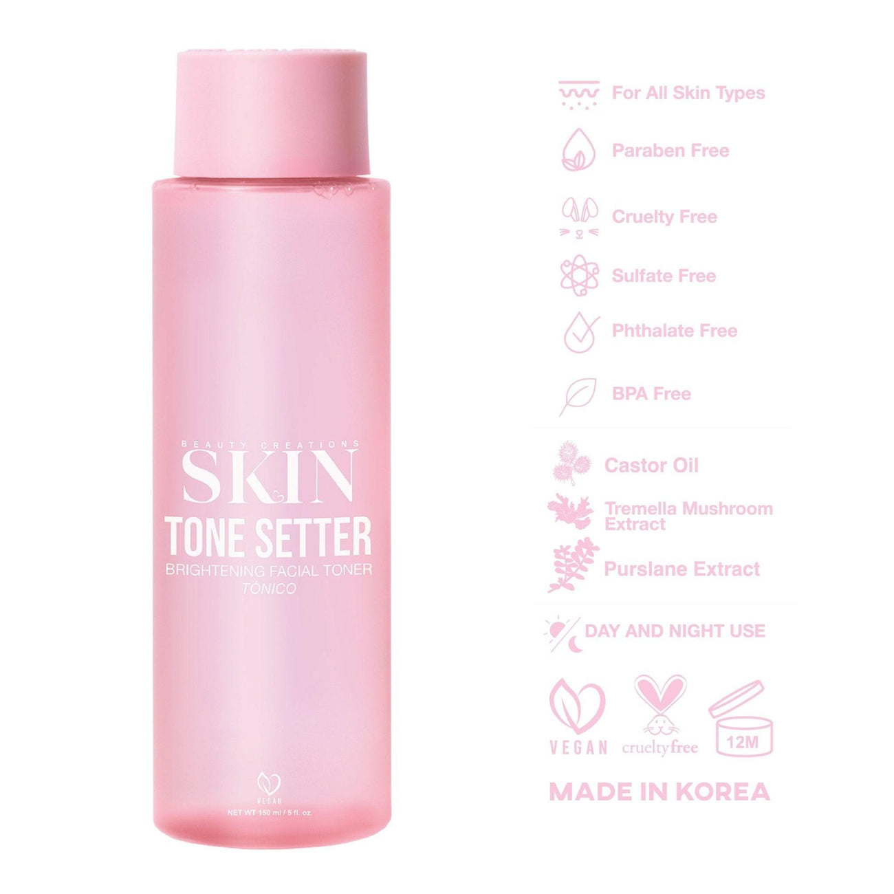 Tone Setter Brightening Facial Toner - BEAUTY CREATIONS – Beauty Creations